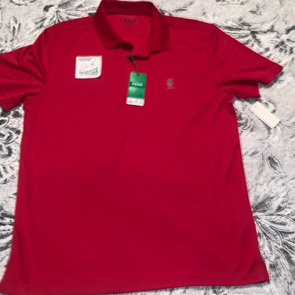 Izod | Shirts | Nwt Mens Izod Golf Red Polo Shirt | Poshmark